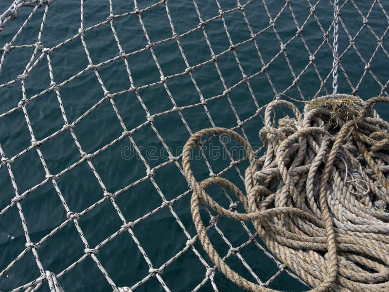 Ropes on a pirate ship stock photo. Image of recreational - 47014396