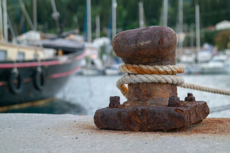 Ropes on ship stock photo. Image of dock, building, ship - 46243428