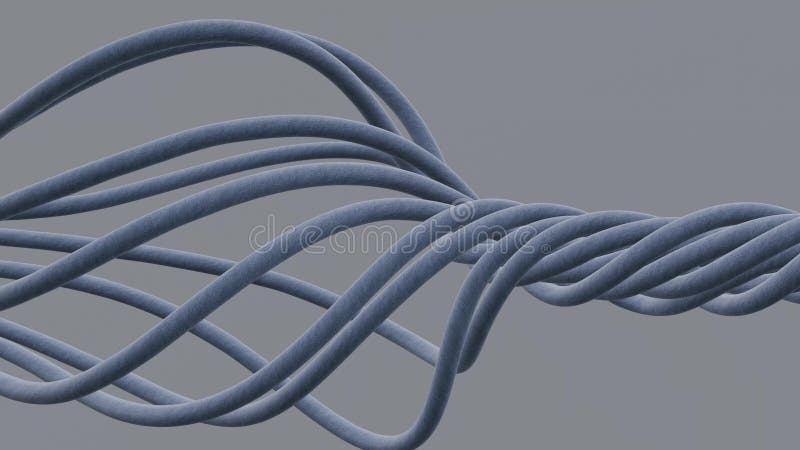 Ropes Twist Fabric Knots 3d Stock Illustration - Illustration of knots ...