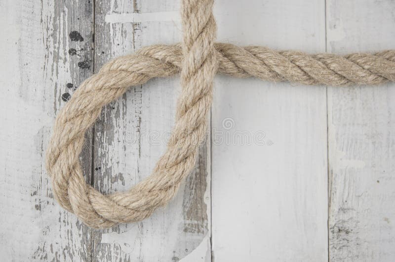 Ropes on a Wooden Background Stock Photo - Image of hemp, border: 227484664