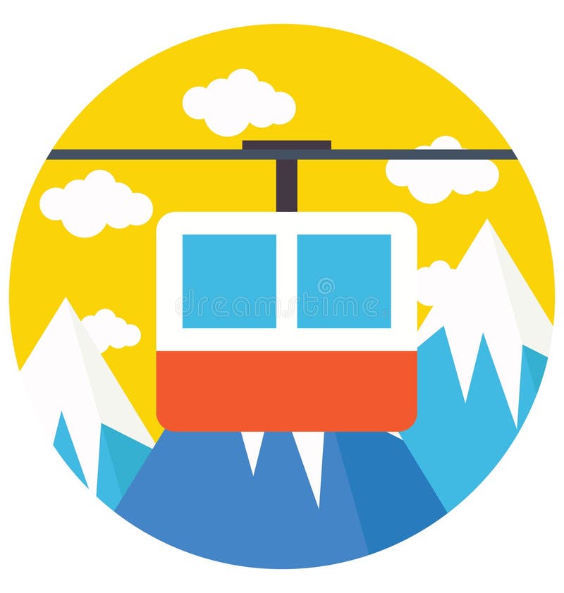 Ropeway Stock Illustrations – 858 Ropeway Stock Illustrations, Vectors ...