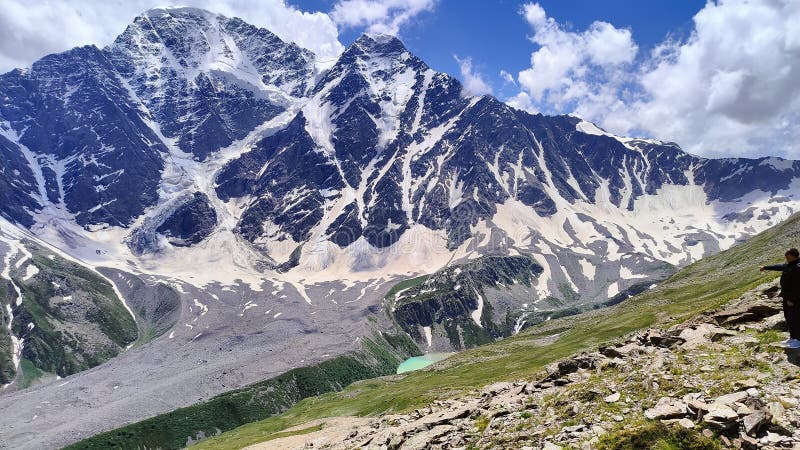 Ropeway Elbrus Mountains Cheget Glacier Seven Stock Photo - Image of ...