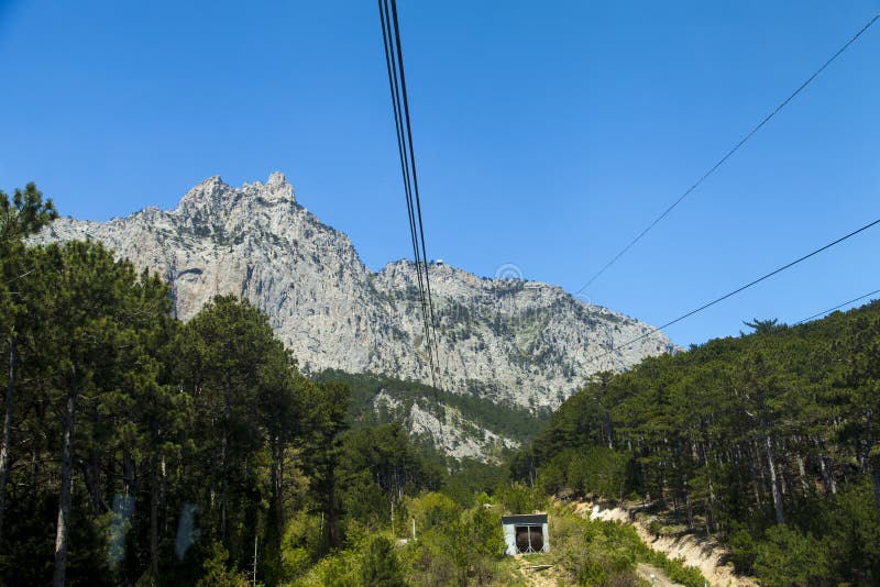 Ropeway stock photo. Image of scenic, recreation, mountain - 54503988