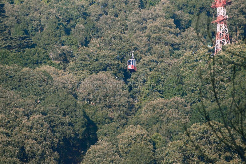 A Ropeway trolley stock image. Image of nature, hills - 163113227