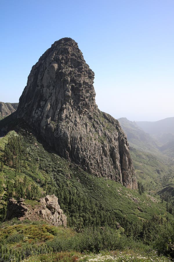 248 La Gomera Canary Islands Roque De Agando Stock Photos - Free ...