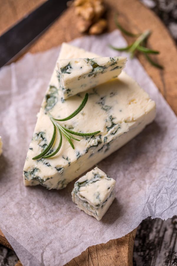 Roquefort Cheese Composition Stock Photo - Image of delicious, mould ...