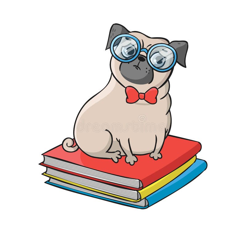 Roquet Mignon D'isolement Sur Le Fond Blanc Illustration de Vecteur ...