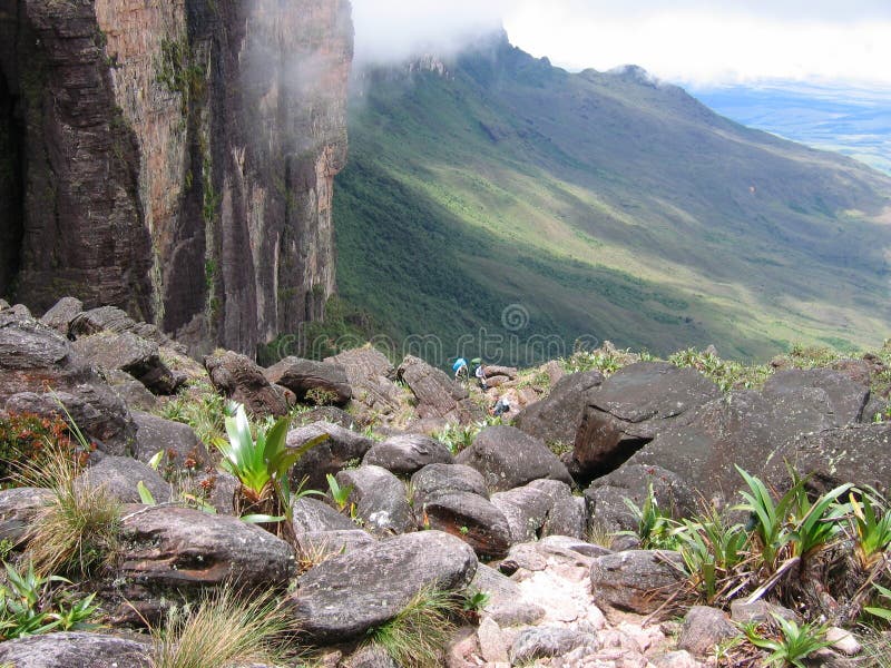 Roraima trail stock photo. Image of tepui, paraitepui - 1526420