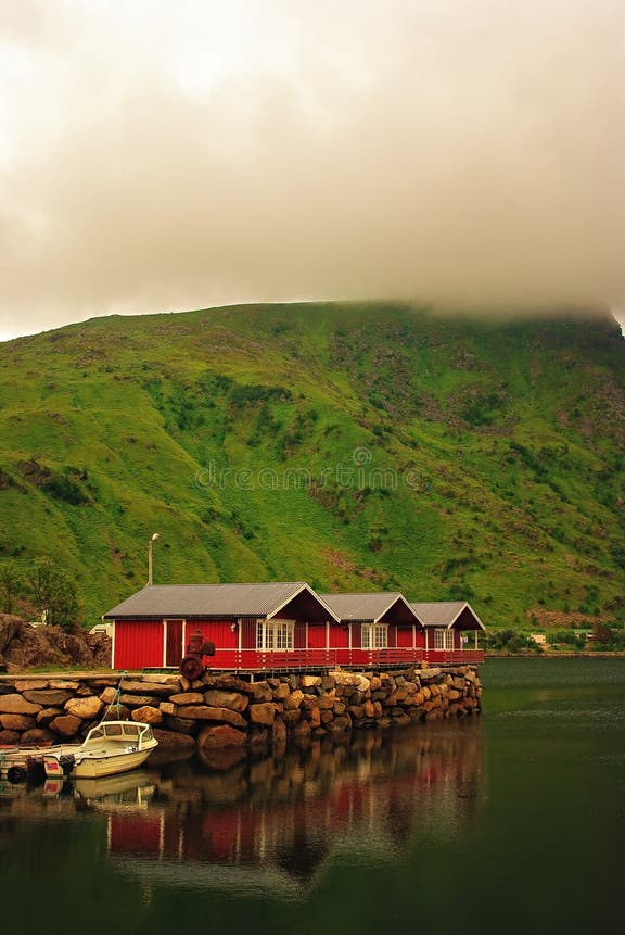 Rorbus stock photo. Image of norway, clouds, lofoten - 17531892