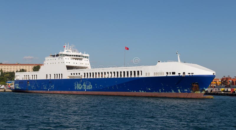 Roro Ship stock image. Image of commercial, import, industrial - 43243913
