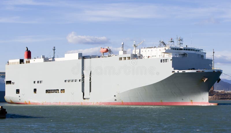 RORO vessel stock photo. Image of harbor, large, port - 43053806