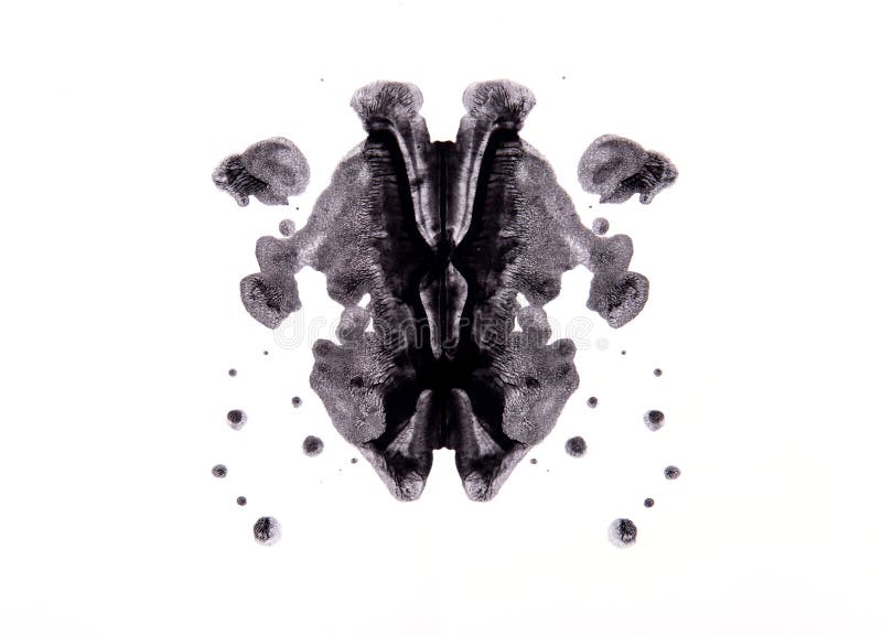 Rorschach inkblot stock illustration. Illustration of rorschach - 32374017