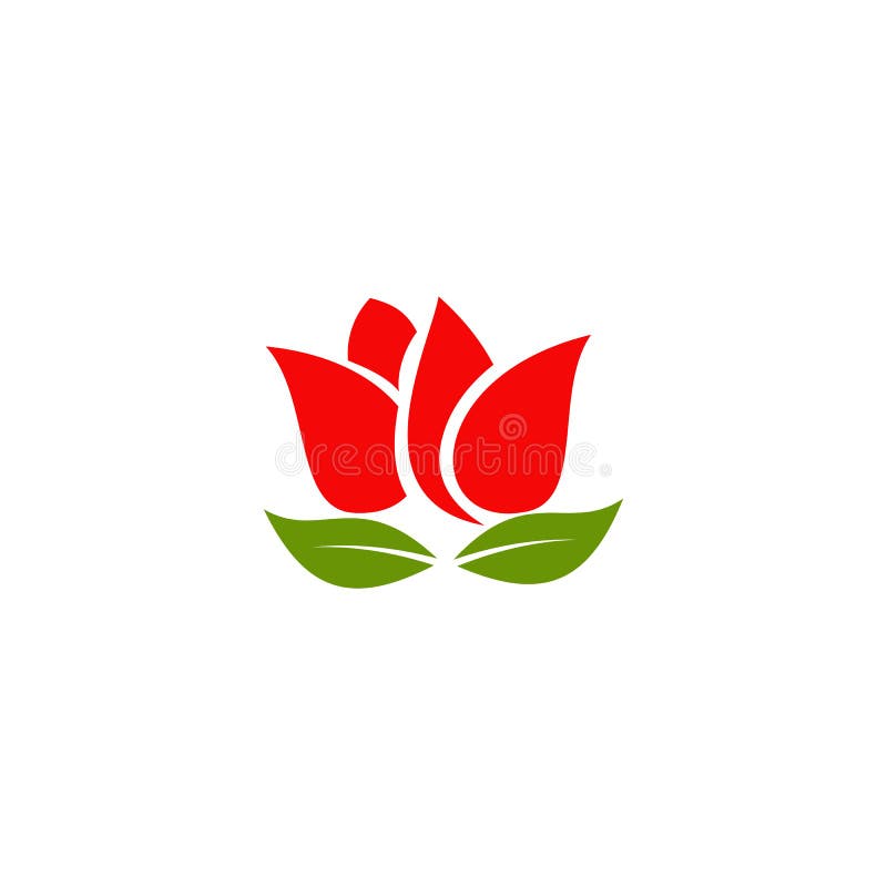 Rosa Blume Symbol Logo Design Vektor Vorlage Vektor Abbildung ...
