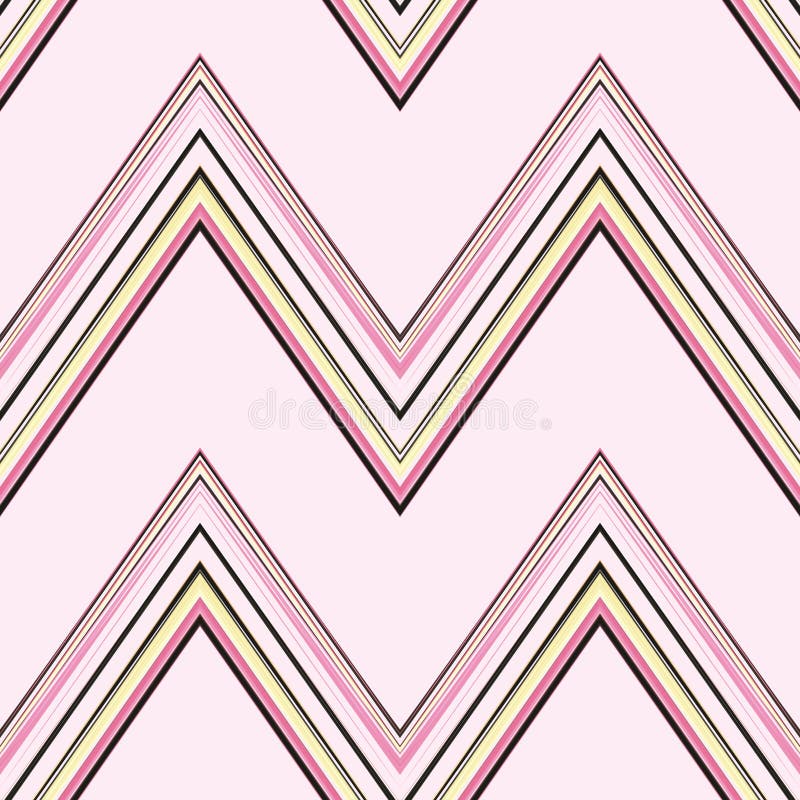 Rosa Chevron-Muster vektor abbildung. Illustration von wiederholen ...