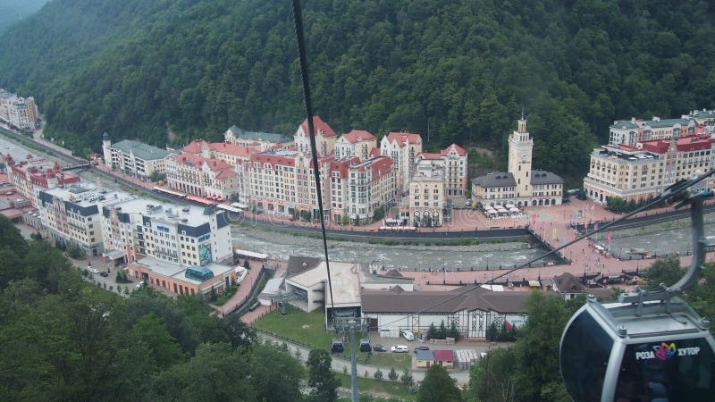 Rosa Khutor top view editorial photo. Image of khutor - 154028446
