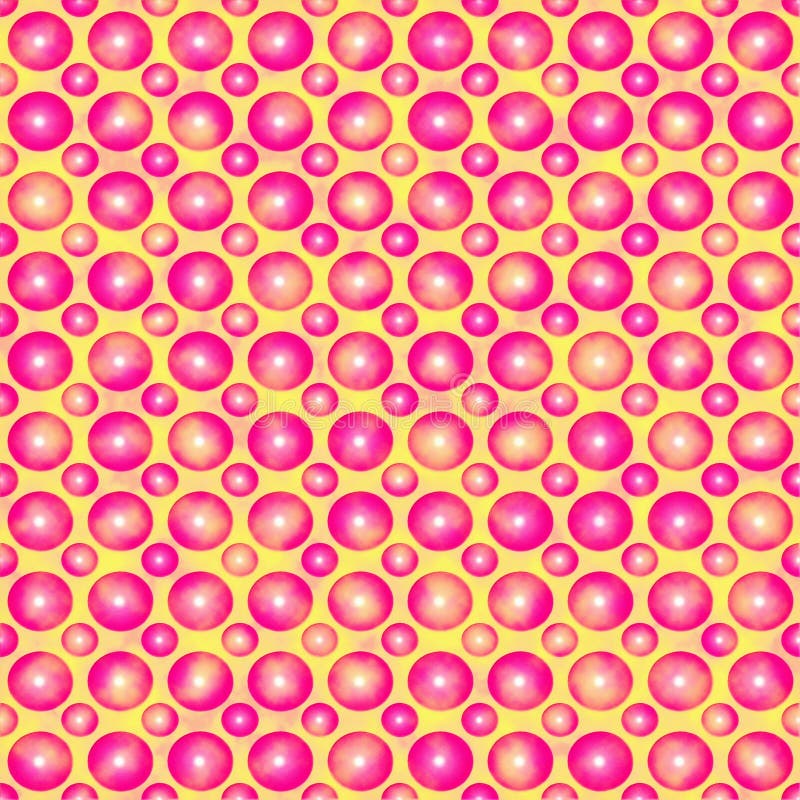 Rosa Kugel-jugendlich Muster. Stock Abbildung - Illustration von naiv ...