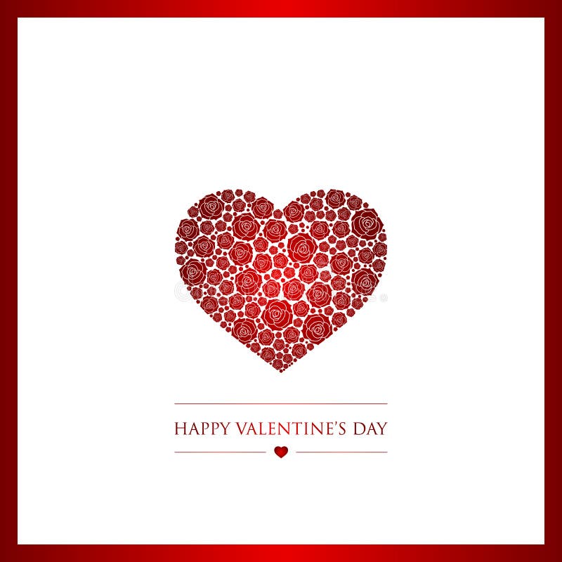 Rosa rossa illustrazione vettoriale. Illustrazione di sfondo - 84703369