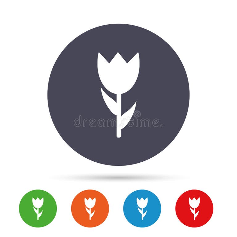 Rosa symbol Rosa symbol vektor illustrationer. Illustration av tulpan ...