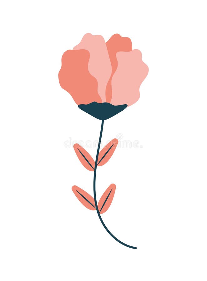 Rosa-Symbol vektor abbildung. Illustration von vektor - 215951517