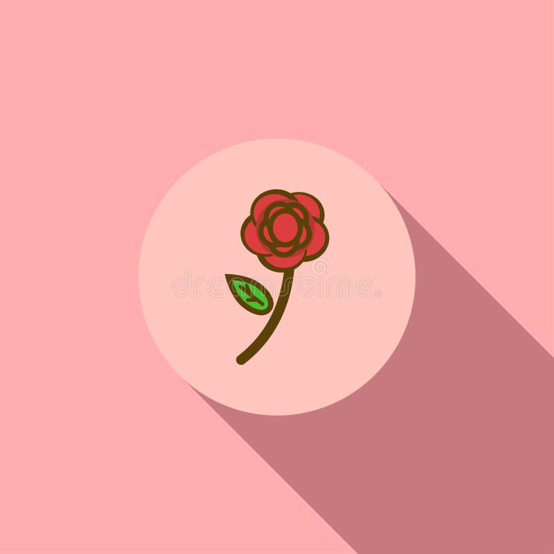 Rosa Symbol Som Isoleras I Bakgrund Vektor Illustrationer ...