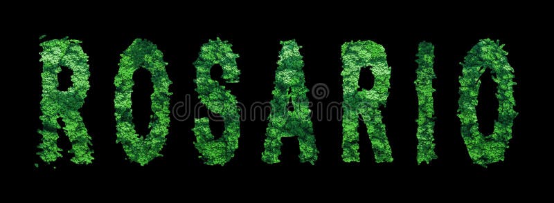 Rosario Lettering Stock Illustrations – 13 Rosario Lettering Stock ...