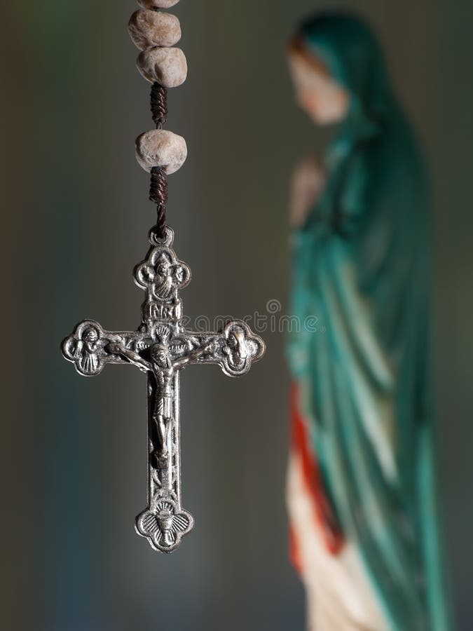 Rosary Cross with Virgin Mary Stock Image - Image of belief, church ... Rosary Cross with Virgin Mary Stock Image - Image of belief, church ...