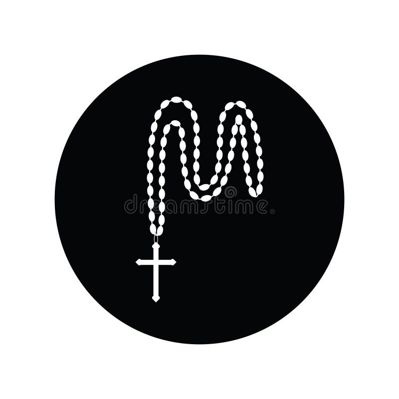 Rosary icon stock vector. Illustration of sign, jesus - 310307649