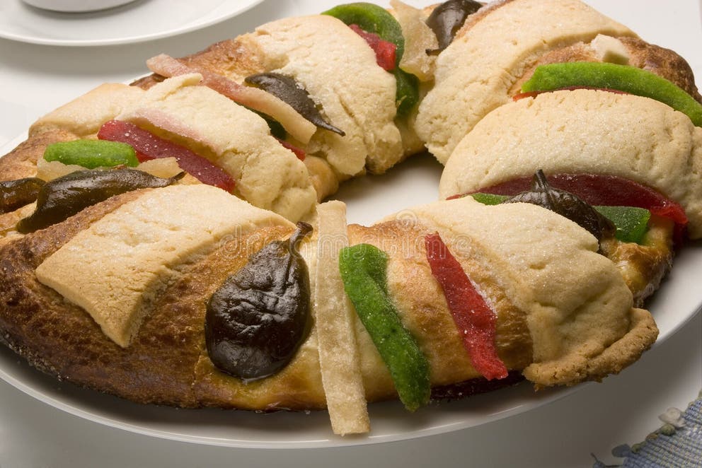 Rosca de Reyes stock photo. Image of epiphany, three - 27520572