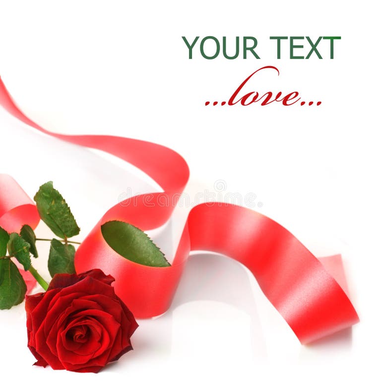 1,452 Single Red Rose Ribbon Stock Photos - Free & Royalty-Free Stock ...