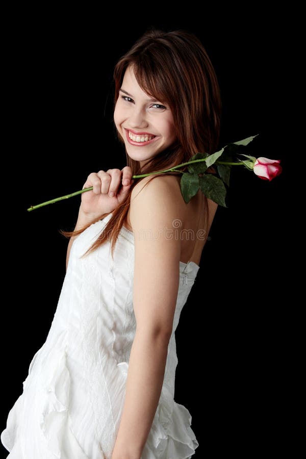 Rose stock image. Image of human, flower, fresh, clean - 14407275