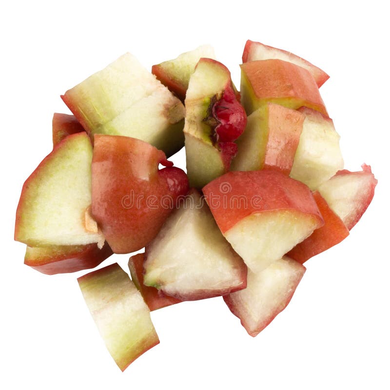 Rose Apple Slice Piece on White Fruit Stock Photo - Image of backlit ...