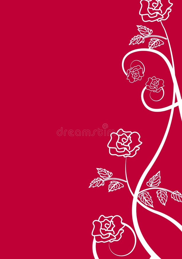 Rose background stock vector. Illustration of drawing - 7264473