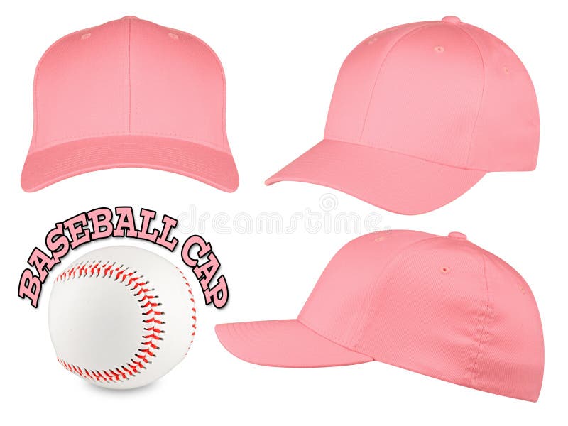 Rose baseball cap set stock photo. Image of american - 49832500
