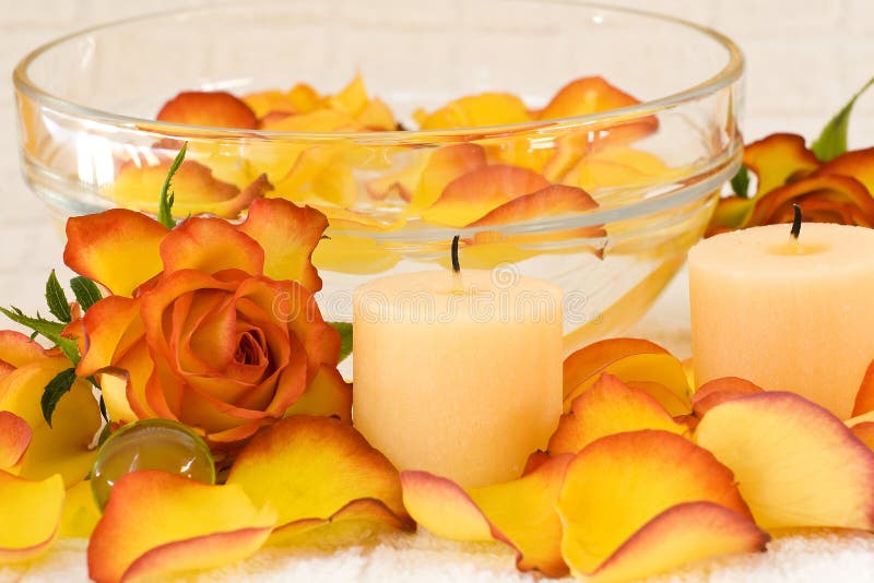 Rose bath stock photo. Image of harmony, cosmetic, lifestyle - 10935128