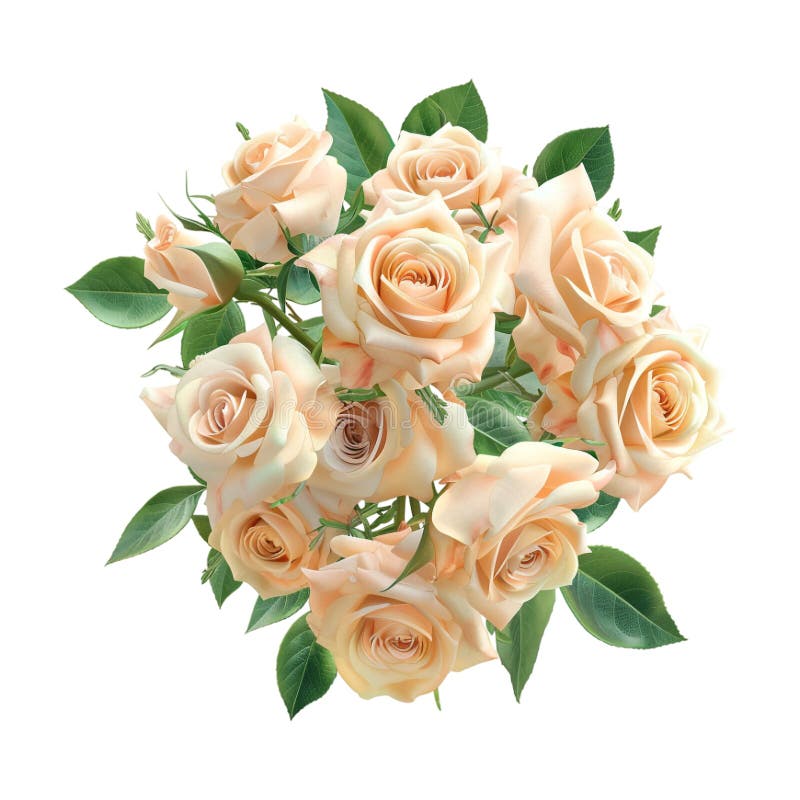 Rose Bokeh on Transparent Background - Ai Generated Stock Illustration ...