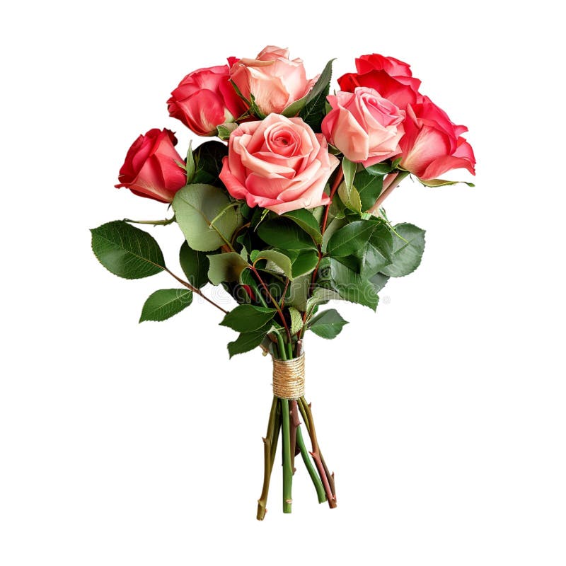 Rose Bokeh on Transparent Background - Ai Generated Stock Illustration ...