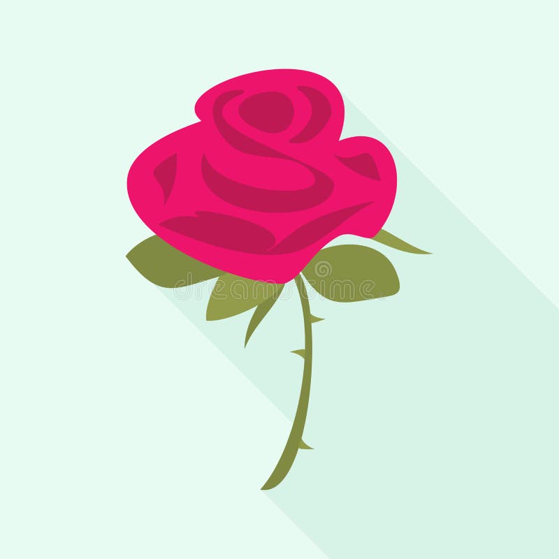 Rose bouquet icon stock vector. Illustration of rose - 142373348