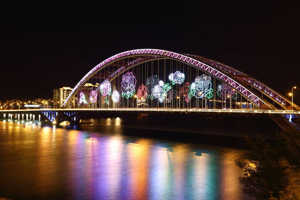 Rose bridge stock photo. Image of bridge, river, prosperous - 65846062