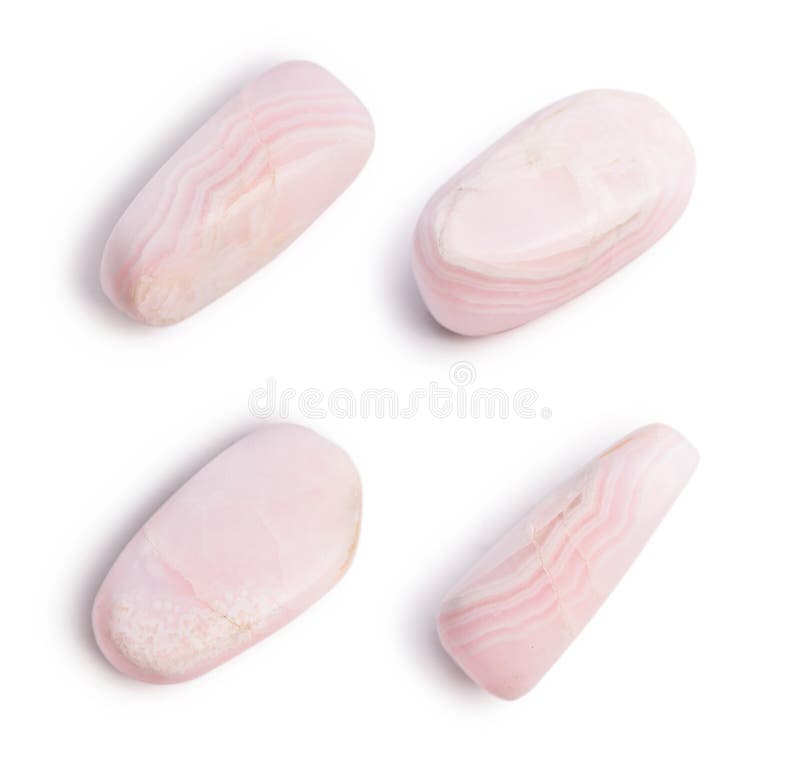 Rose calcite natural stone stock image. Image of jewellery - 238743621