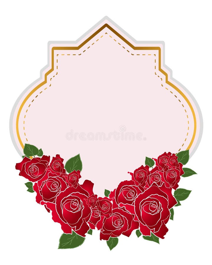 Rose Card Designs Vector on White Background Stock Vector ...