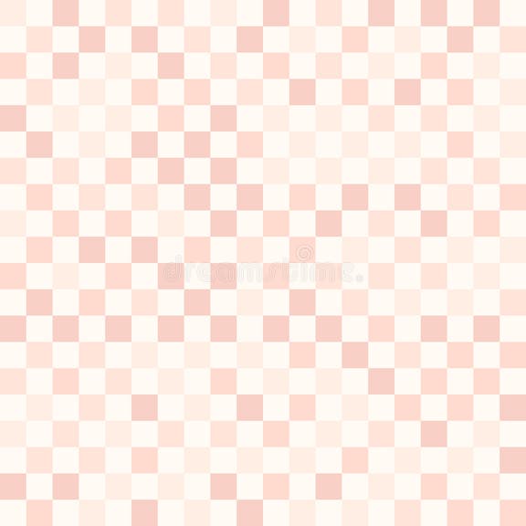 Rose Checkered Pattern. Seamless Vector Stock Vector - Illustration of ...