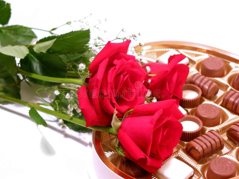 Candles and Red Roses for Valentine S Day Stock Photo - Image of flower ...