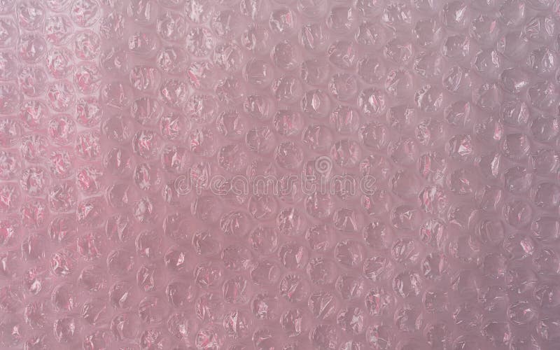 Rose Colored Bubble Wrap for Backdrop Stock Photo - Image of material ...