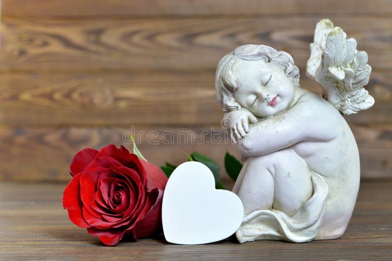 Ange Avec Coeur Et Ange Avec Décor étoile Figurines Céleste étoile ...