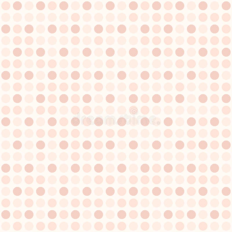 Rose Dot Pattern. Seamless Vector Stock Vector - Illustration of ...