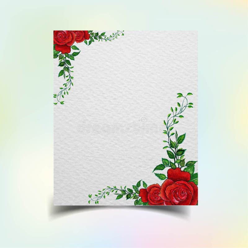 Rose Effect Background Design 01 Stock Illustration - Illustration of ...