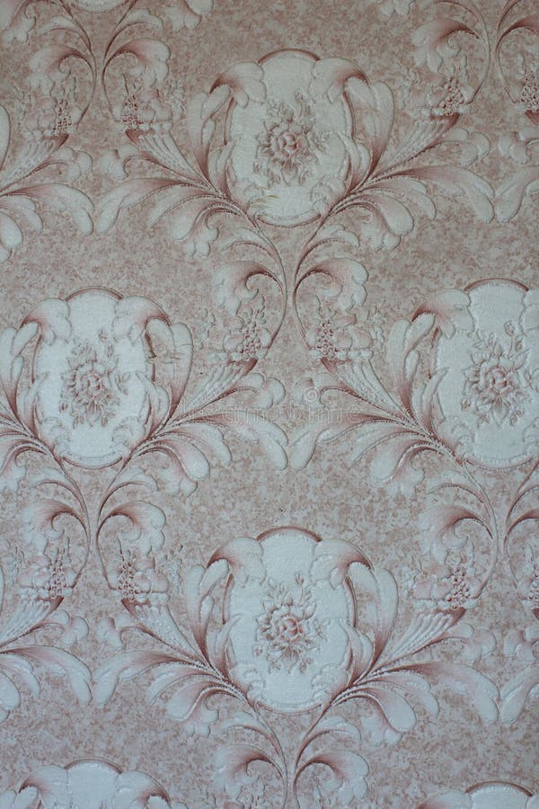 Rose Floral Wallpaper, Texture Background Stock Photo - Image of ...