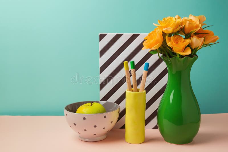 Rose Flower Bouquet Still Life Stock Photo - Image of nostalgia, life ...