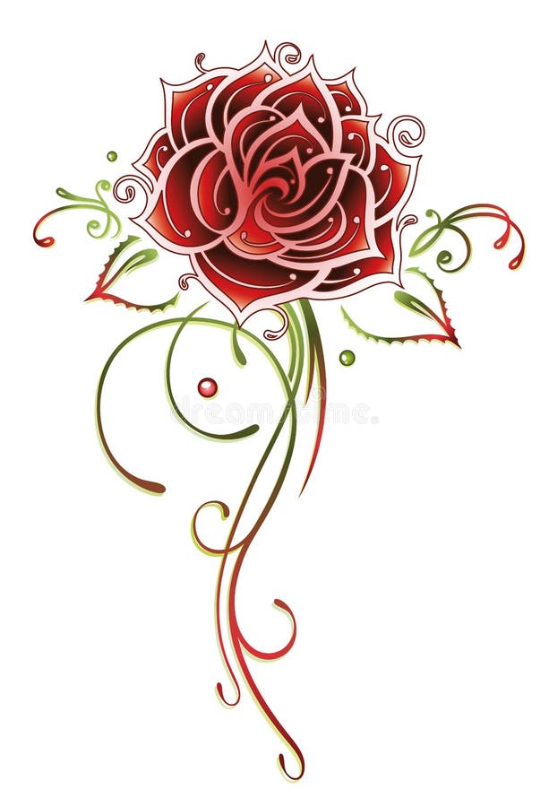 Filigree Rose Art