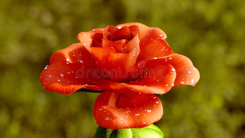 Red Rose Growth Stages. Flowers Plants Development. Rose Animation ...